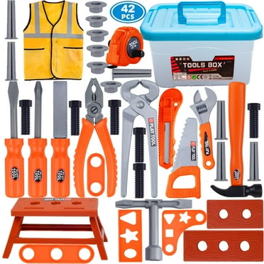 Big Boy's Work Shop 54 Piece Tool Bench Set - Walmart.com