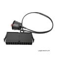 24 Pin Power Line Red LED Power On/Off Bridge Adapter Cable 13.8-inch ...