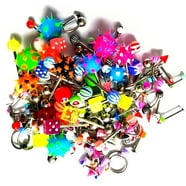 BODY MAGIC Body Jewelry Bundle Packs - 100 plus Pieces - Walmart.com