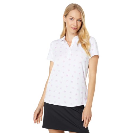 PUMA Cloudspun Garden Polo Bright White/Mauve Pop XS | Walmart Canada