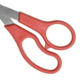 Westcott Value 8" Stainless Steel Scissor, Red, Pointed Scissor, High ...