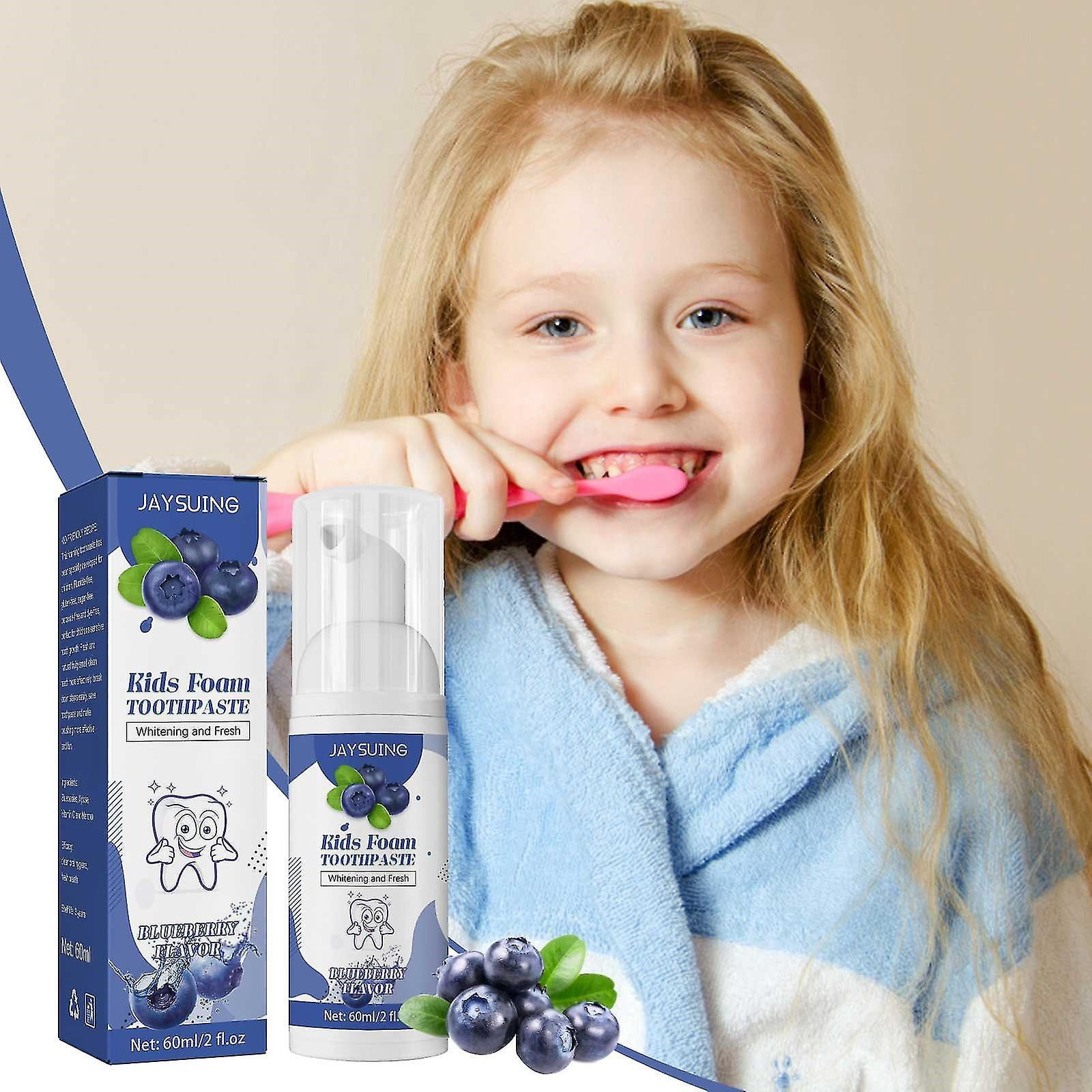 Kids Toothpaste Kids Foam Toothpaste Low Fluoride Kids Toothpaste Teeth ...