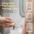 Travel Toothbrush Set, 2 in 1 Portable Travel Toothbrush with Cover and ...