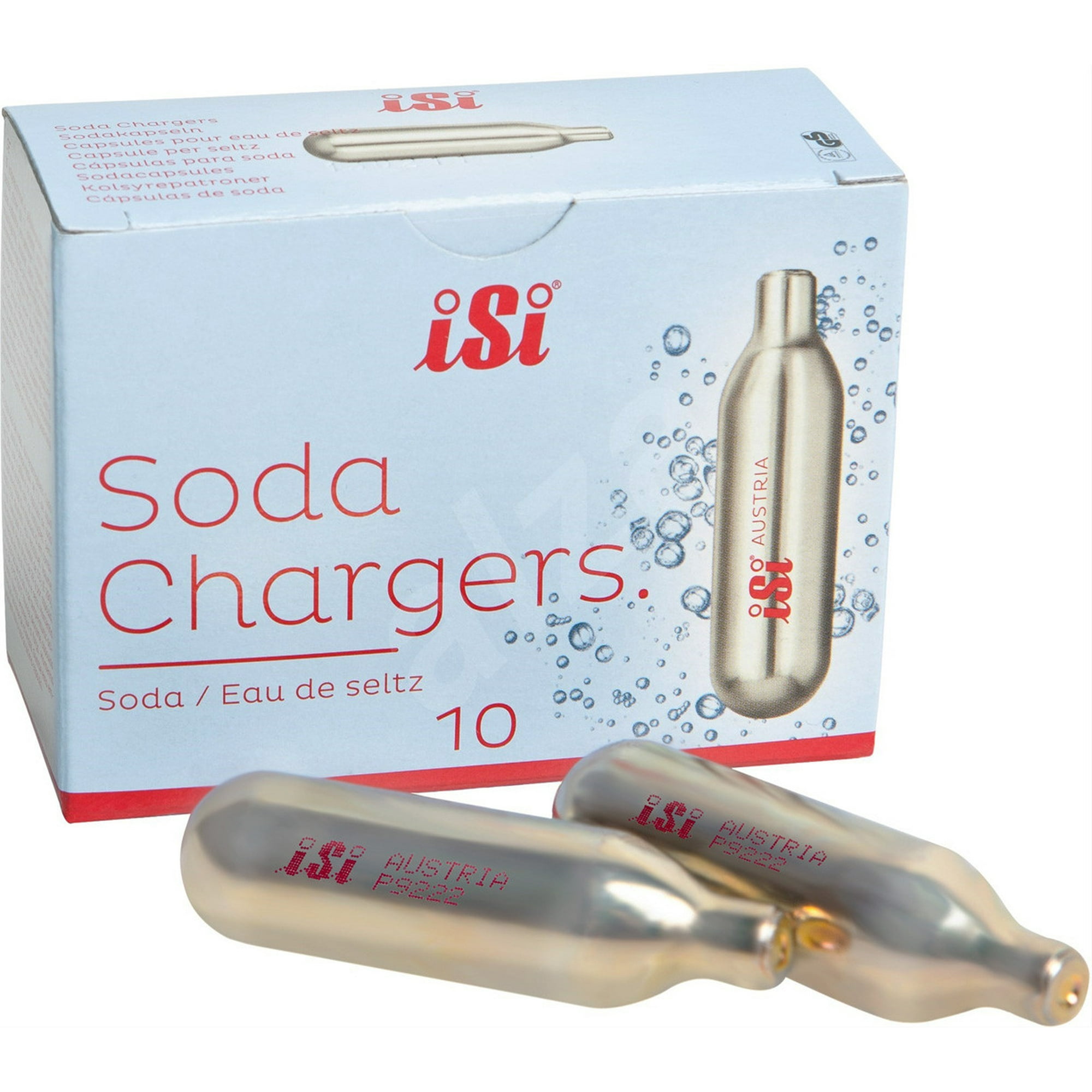 Click here for Isi North America Soda Charger Pack (Co2) - 10 Pcs prices