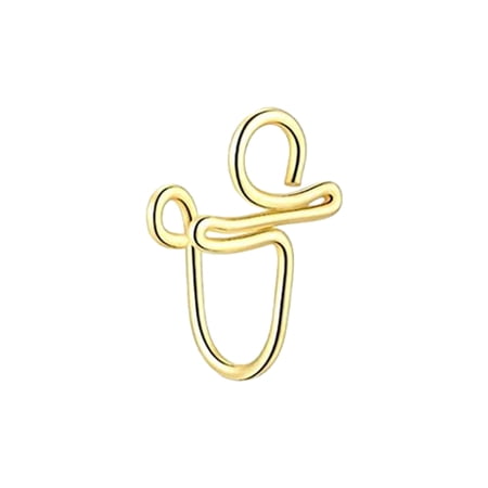 African Nose Cuff Nose Cuff Non Piercing Gold Cuff Clip On Nose Ring ...