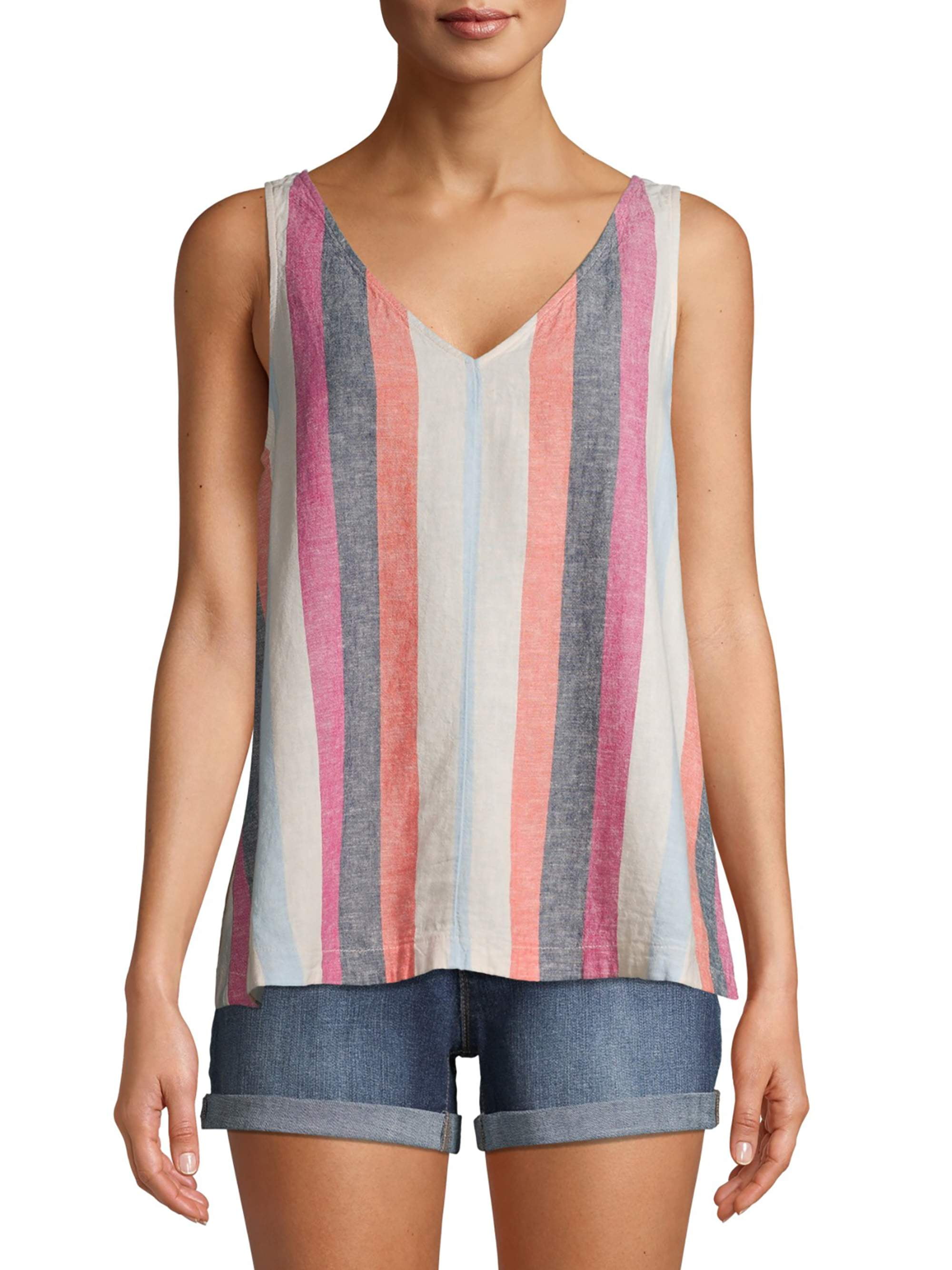 Time and True Women's Everyday Woven Tank Top - Walmart.com
