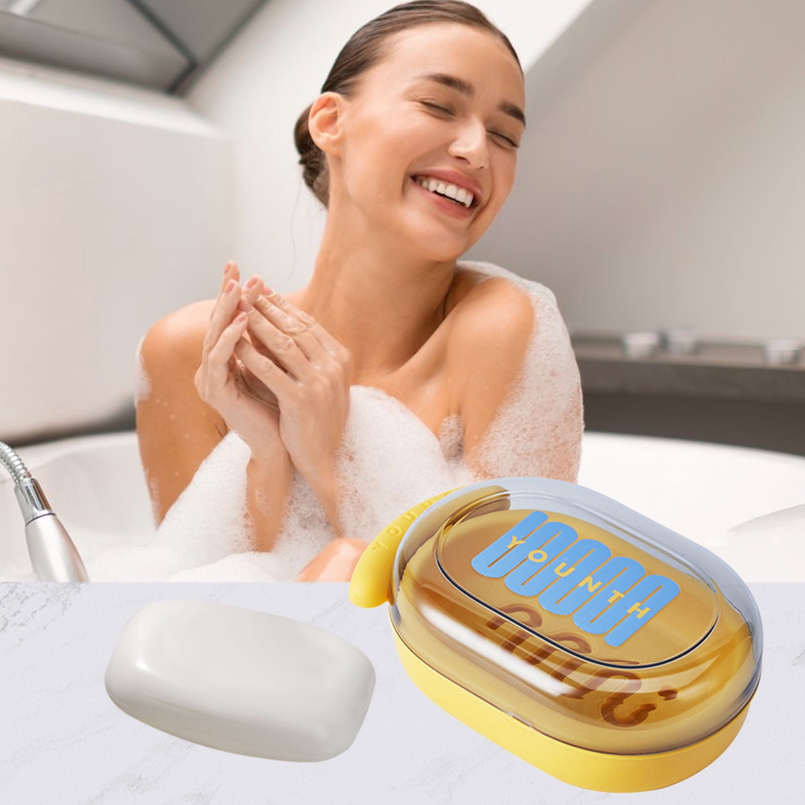 Premium Quality Soap Tray Double Layered Soap Container With Lid ...