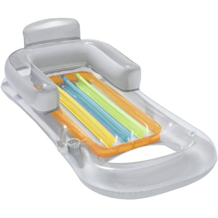 KCSD Inflatable Pool Float Raft for Adults, 59×30×17 Inch Pool Lounger ...