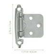 ZHZFKQ 2026 New 6Pcs Self Closing Spring Hinges 1/2 Inch Cabinet Hinges ...