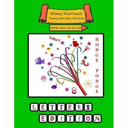 Whimsy Word Search Coloring Books, Hodge Podge, Letters | Walmart Canada