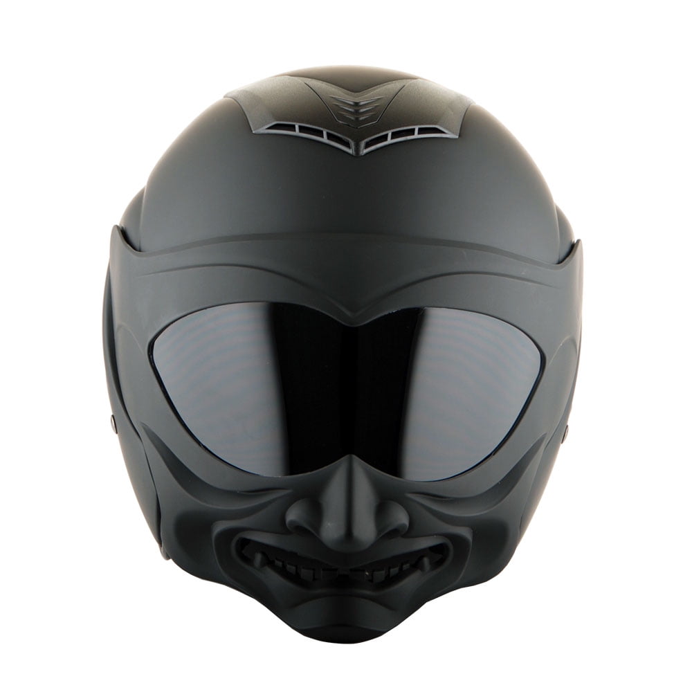 1Storm Motorcycle Open Face Fiber Glass Dual Visor Helmet HB_609 ...