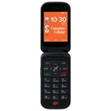 Consumer Cellular Iris Flip Phone, 8GB, Red with Camera - Walmart.com