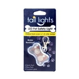 Tail Light LED Bone Shaped Collar Charm, Multiple Colors Available ...