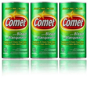 Comet Cleaner with Bleach Powder 25-Ounces | Scratch-Free | (Value Pack ...