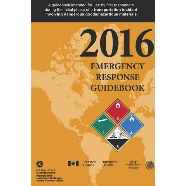 Emergency Response Guidebook 2016 (Paperback) - Walmart.com - Walmart.com
