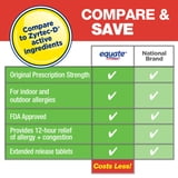 Equate Allergy Relief D Nasal Decongestant, 12 Hour Extended Release ...