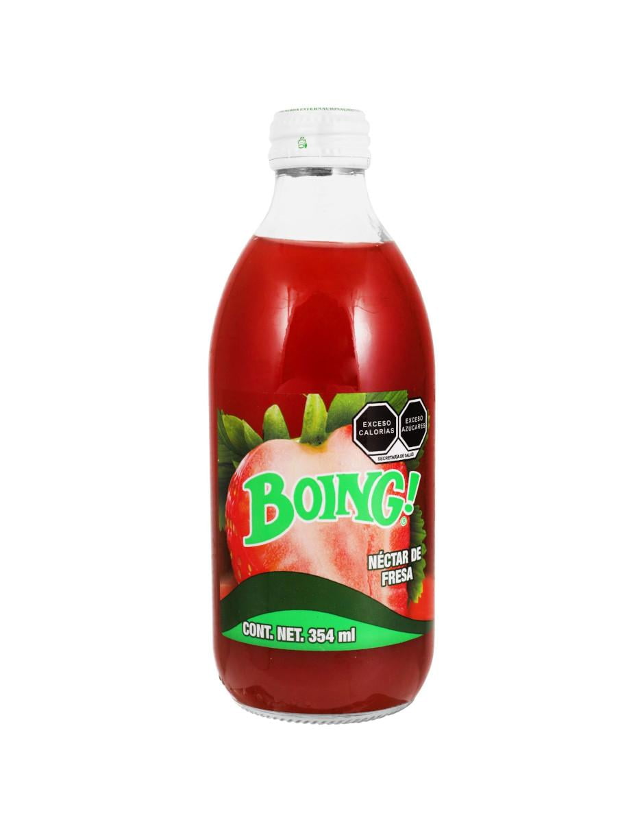Pack de 24 Jugo Boing Fresa botella de 354ml Boing Botella de 354ml ...