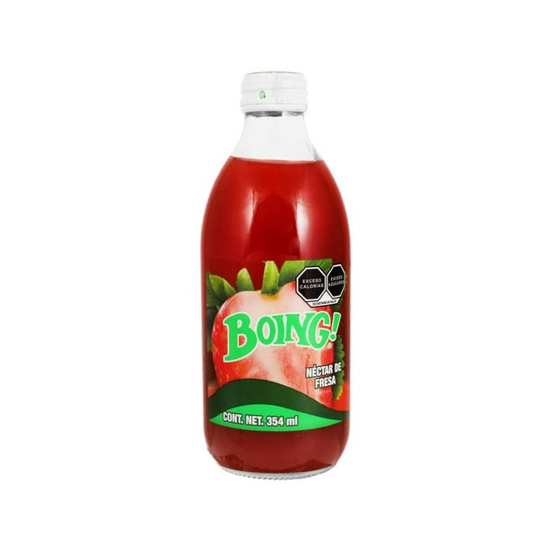 Pack de 24 Jugo Boing Fresa botella de 354ml Boing Botella de 354ml ...