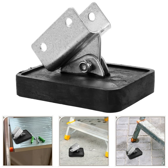 Tanfix Ladder-Aide, 9.25-15.5" Adjustable Height, Foldable Heavy-Duty Ladder Extender with High ...