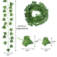 Winyuyby Artificial Ivy - 6 Strands Artificial Ivy, Fake Ivy Garland ...