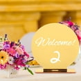 6 Sets Acrylic Table Place Sign Wedding Signs Cards Signage - Walmart.com
