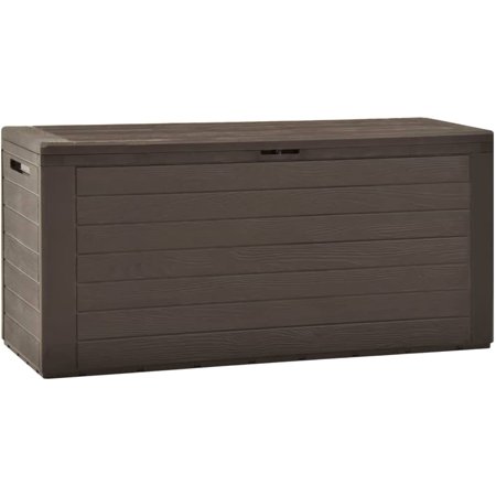 HONE Garden Storage Deck Box, Waterproof Plastic Garden Container ...