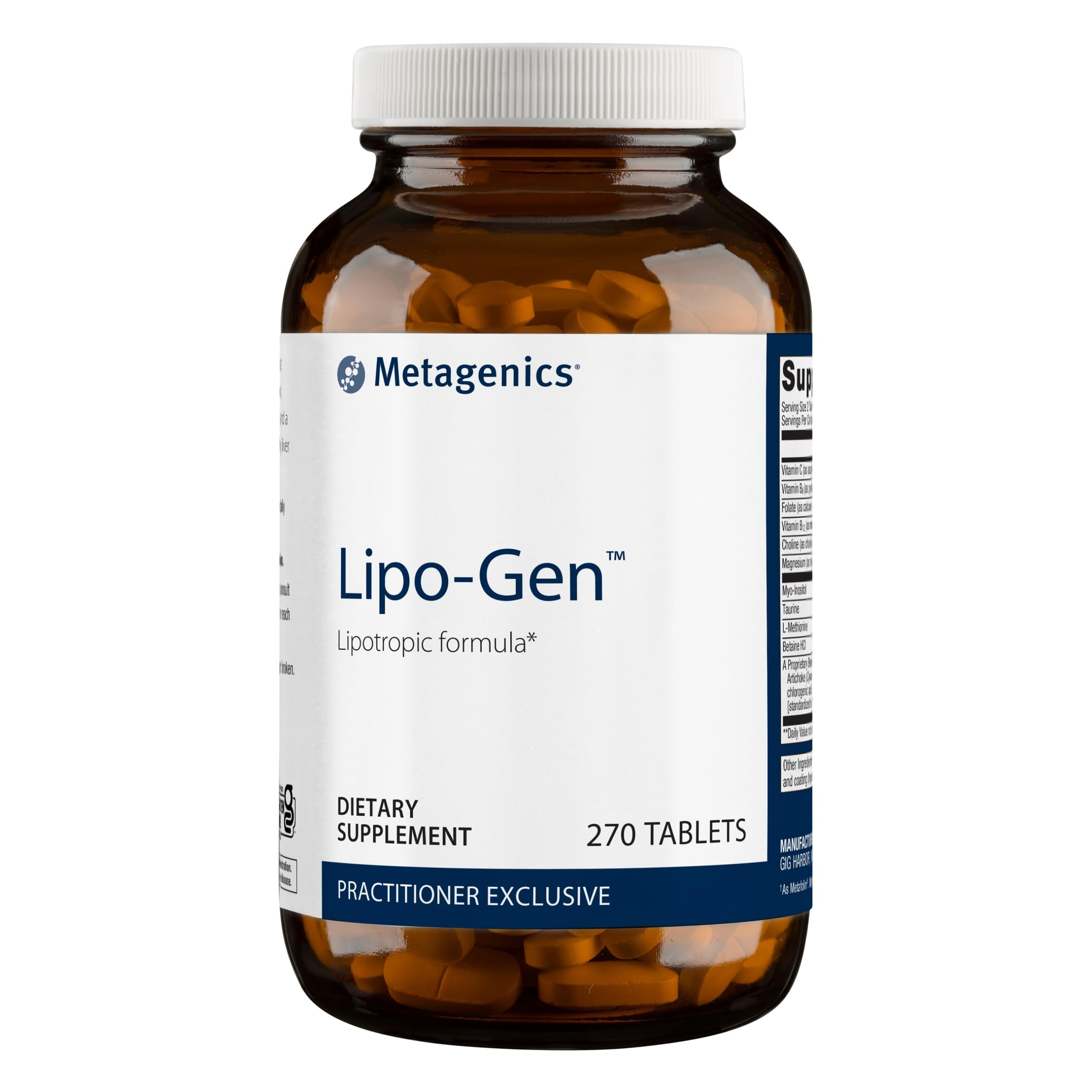 Suplemento Metagenics Lipo-Gen Liver Support 270 comprimidos | Bodega ...