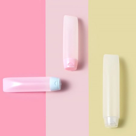 Travel Squeeze Bottle Shower Gel Toothpaste Container Refillable ...