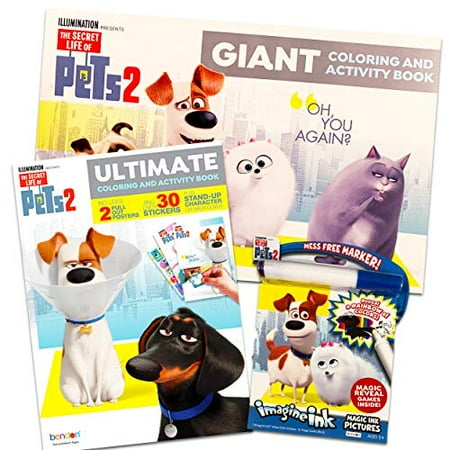 Secret Life of Pets Coloring and Activity Set Ultimate Bundle ~ Pack of ...