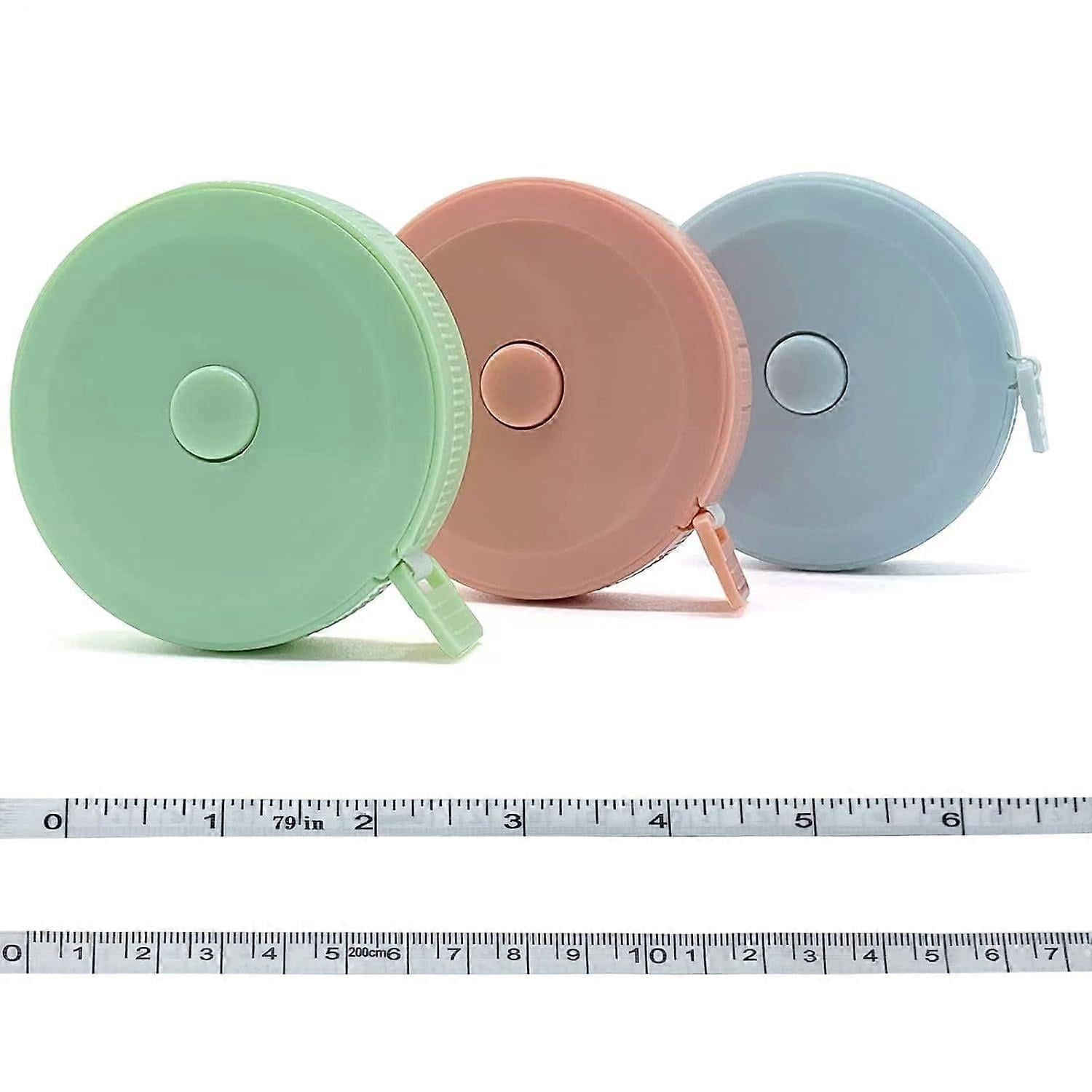 Cinta métrica de 2 m, escala doble en cm y pulgadas, pequeña cinta ...