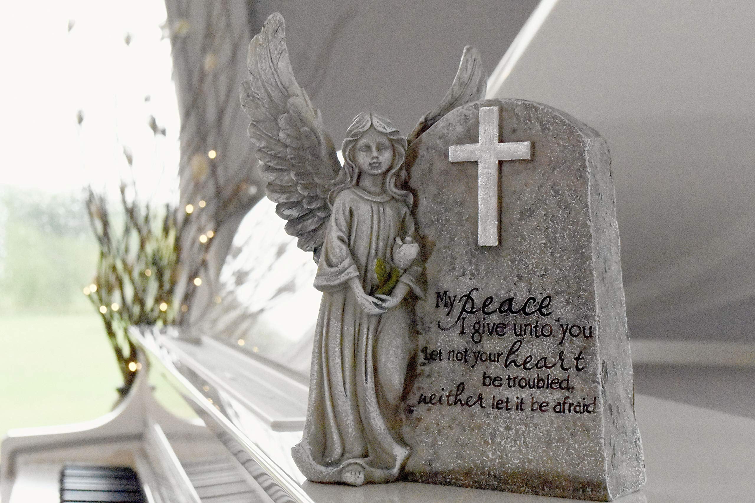 Send a Loving Memories Sympathy Gift: "Angel of Peace" Statue for ...