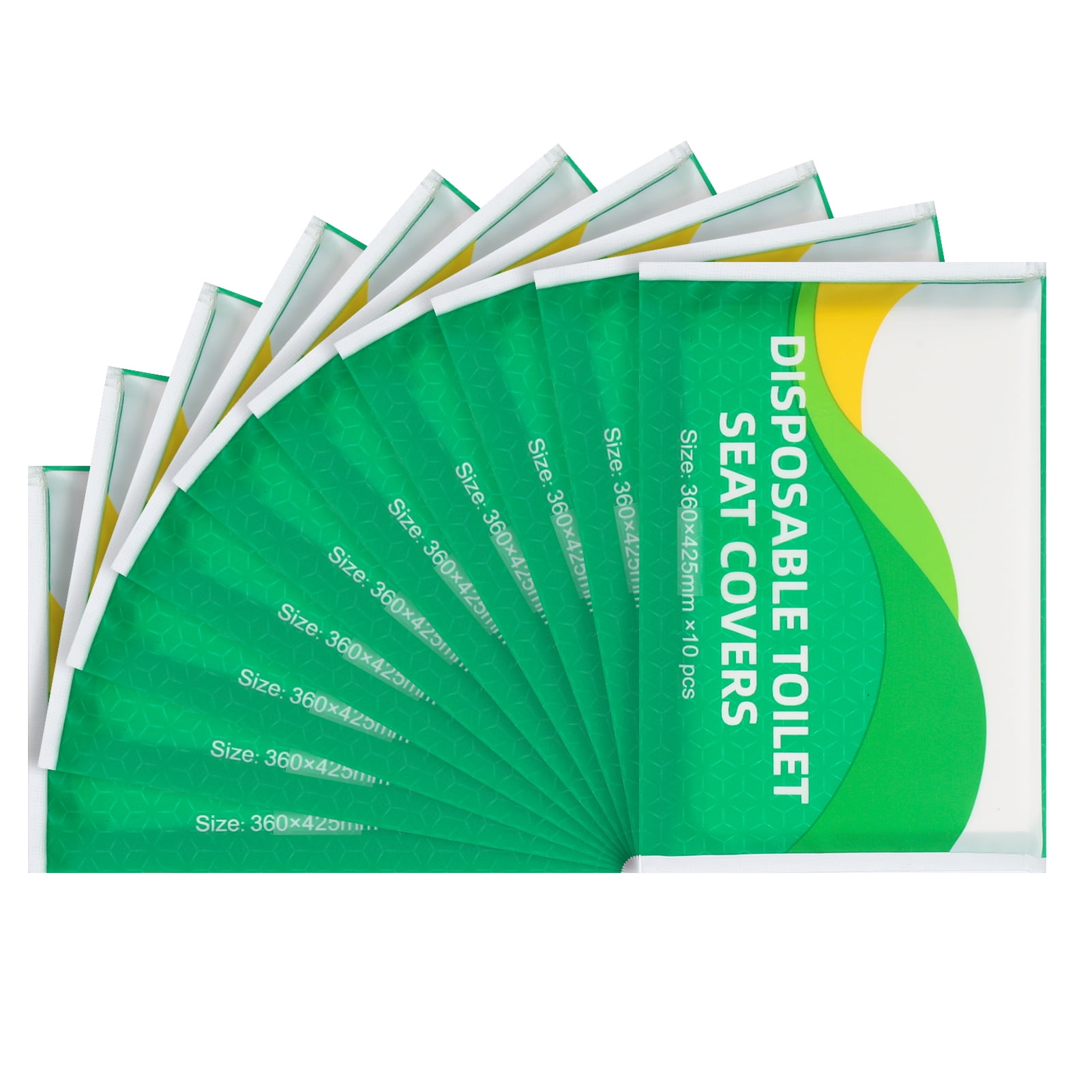 Abaima 200 Pack Toilet Seat Covers Disposable, Flushable, Ideal for ...