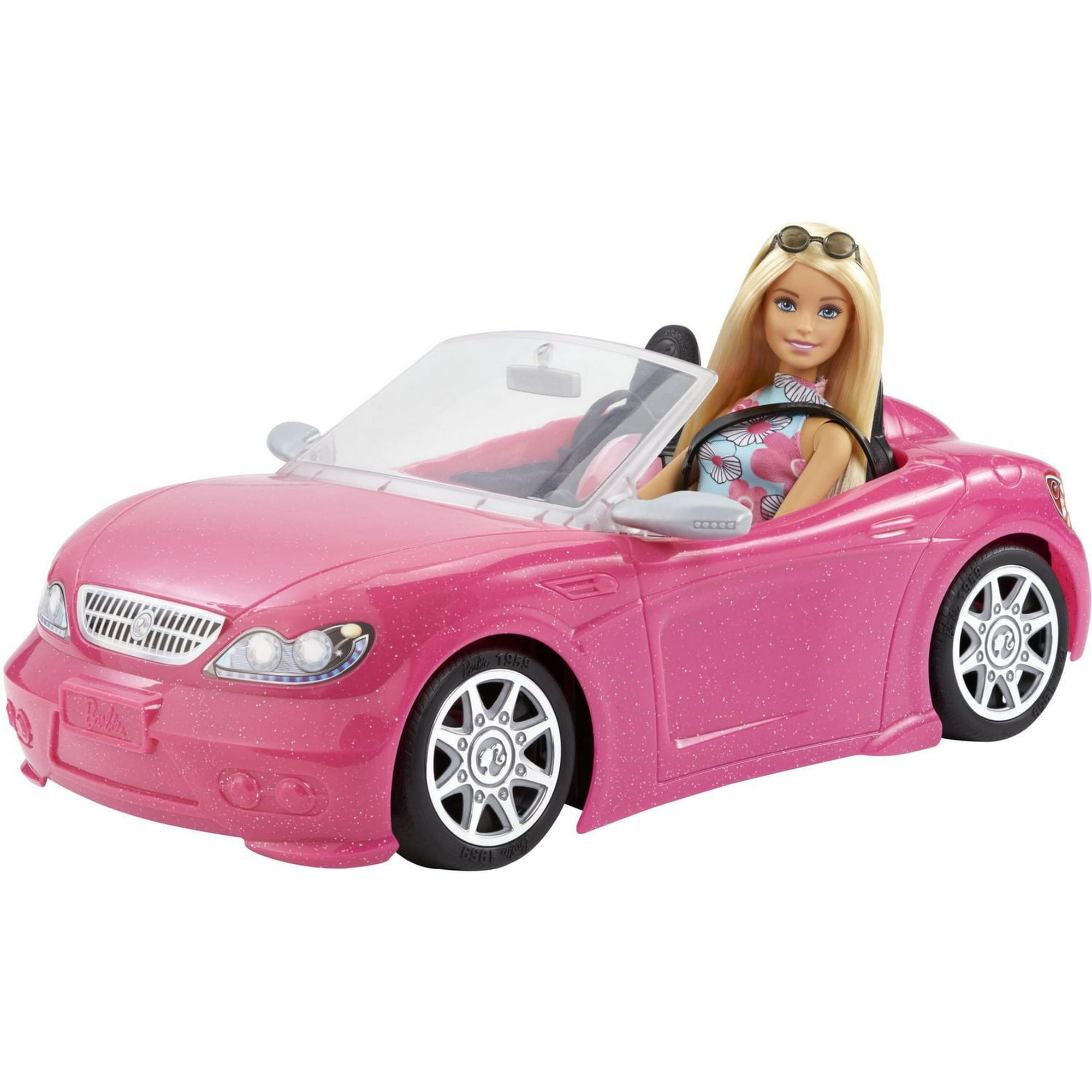 Click here for Barbie Doll And Pink Convertible prices