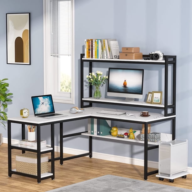 Corner Computer Hutch
