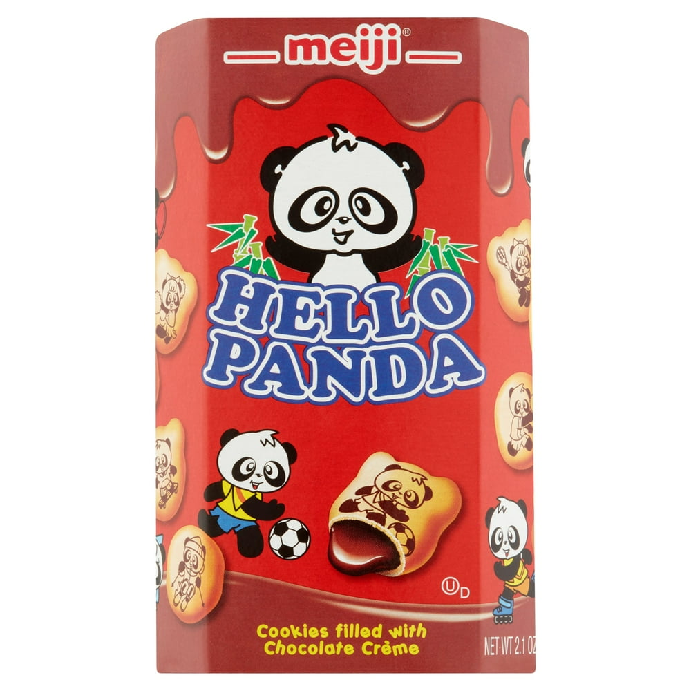 Meiji Hello Panda Cookies, Chocolate Creme, 2.1 Oz - Walmart.com ...