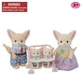 Calico Critters Fennec Fox Family Set, 4 Stylish Collectible Doll ...