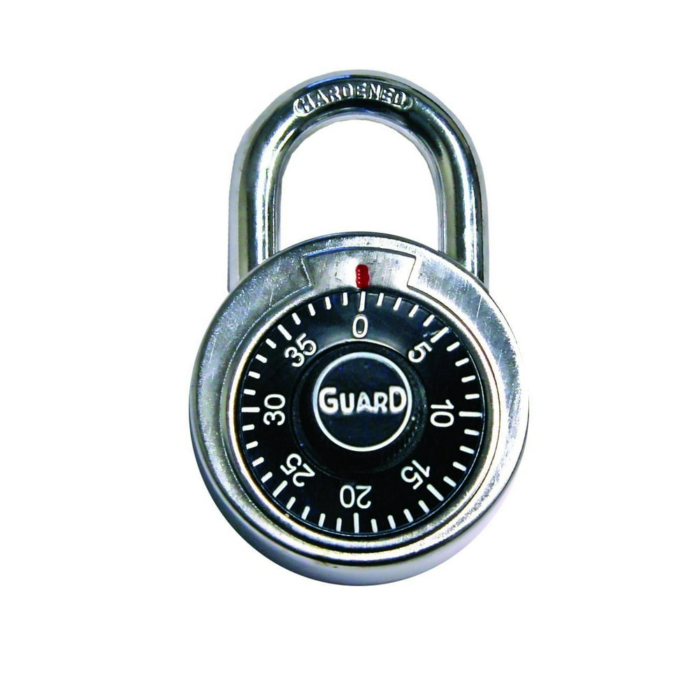 Guard Security 1500 Dial Combination Padlock, 2-Inch - Walmart.com ...
