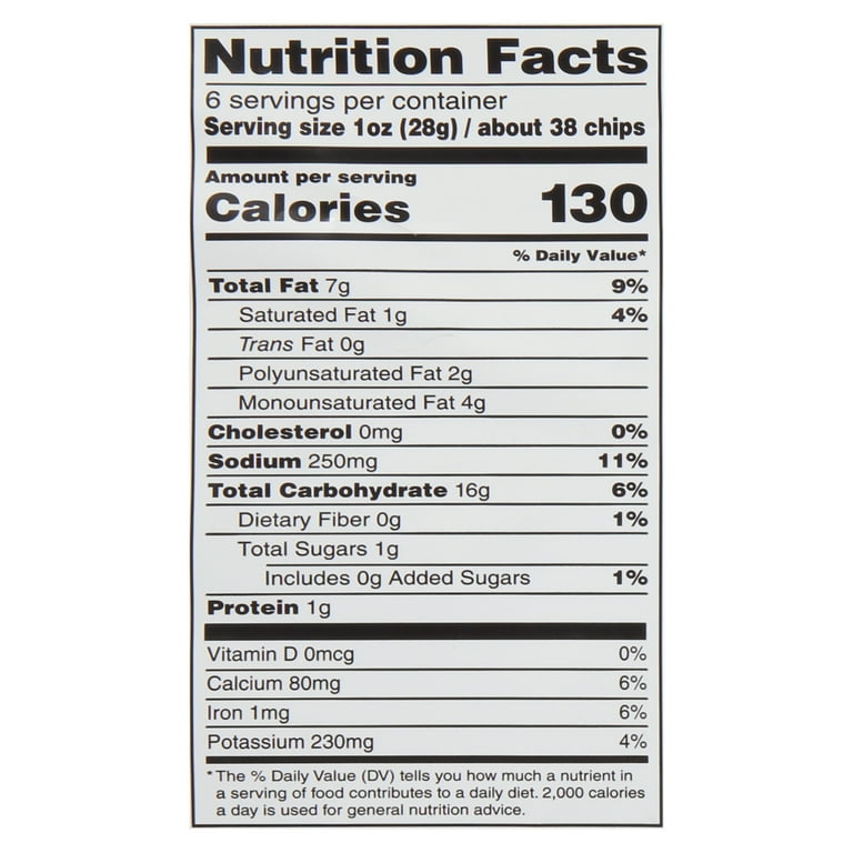 Garden Veggie Chips Nutritional Information Sensible Portions Garden