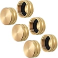 10 Pieces 3/4 Inch Brass Hose Cap Hose End Cap Spigot Cap Garden Hose ...