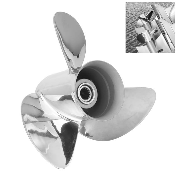 Outboard Propeller, Polished 3 Blade Prop Propeller For 150-250Hp Engine For Old Propellers ...