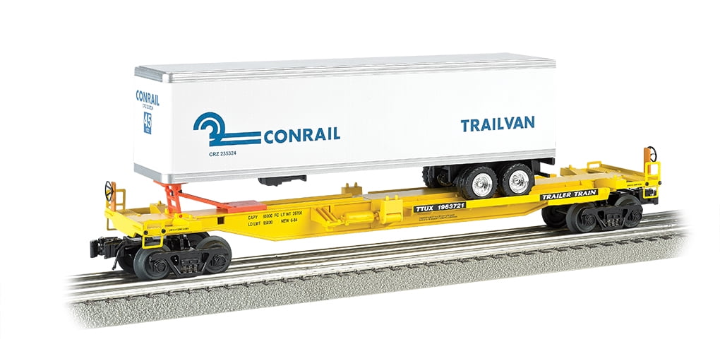 Williams 48402 O Conrail Front Runner Intermodal 3-Rail Car w/Trailer ...