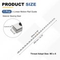400mm MGN9 Linear Sliding Rail Guide, Bearing Steel Miniature Linear ...