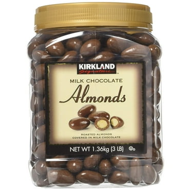 Kirkland Signature Roasted Almonds Covered in Milk Chocolate Candy, 48 ...