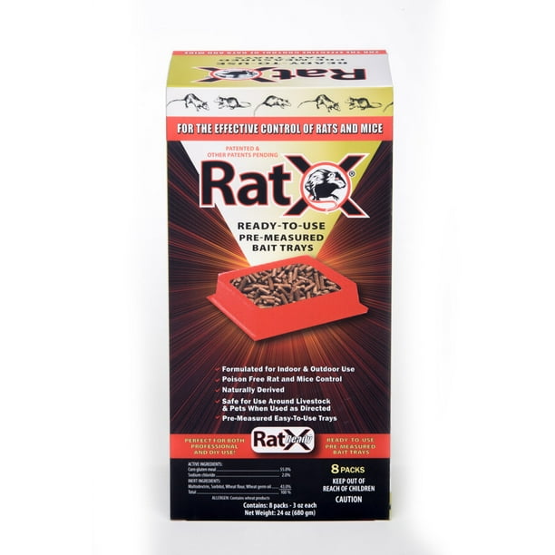 RatX Ready Use Rat Bait Trays - Walmart.com - Walmart.com