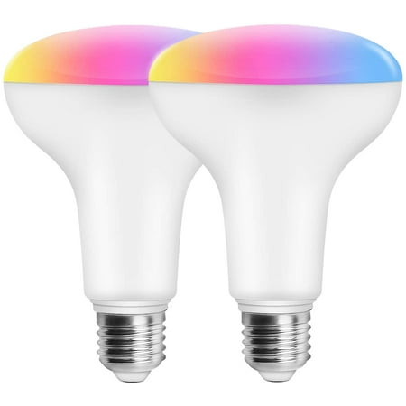 WiFi Smart Bulb LED Colorful Ball Bulb Voice Remote Control | Walmart ...