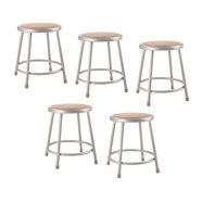 Learniture Heavy Duty Metal Lab Stool - Fixed Height (24" H)-4 Pack ...