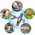 Automatic Rabbit Watering System Kit Include 10 Nipple Drinker Feeders ...