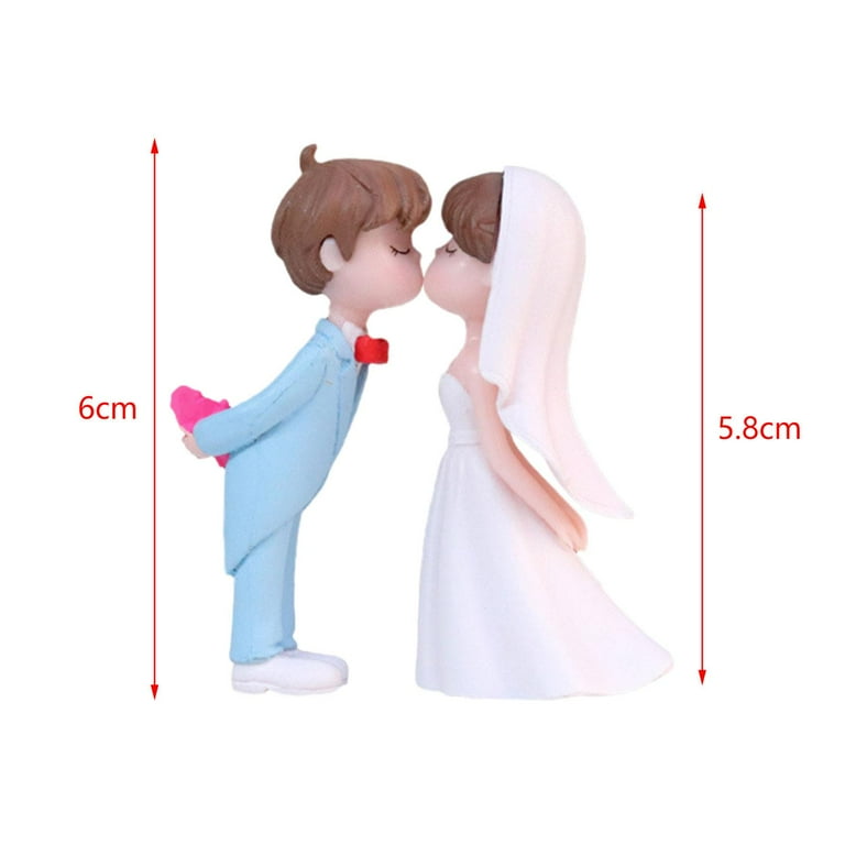 Mini Bride And Groom Figurines Miniature Bride And Groom Vintage Josef
