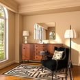 Organnice Rectangular Aluminum Framed Modern Rounded Wall Mount Mirror ...