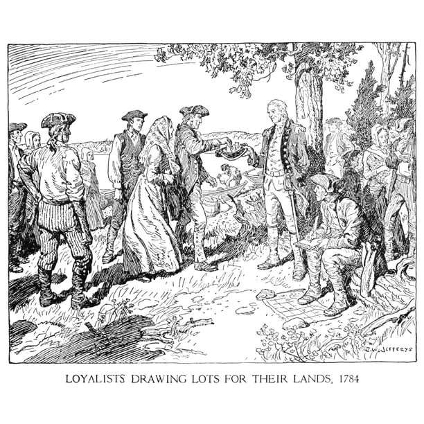 Loyalists American Revolution Drawing